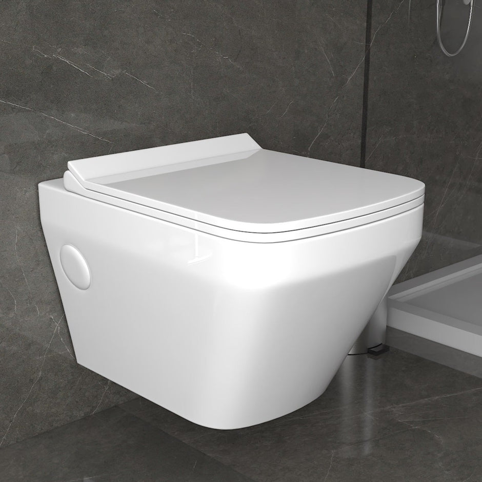 Bathroom Wall Hung Or Wall Mounted Toilets Gold , Black , White Colors ...