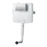 Cera Chevron Concealed Tank with Knob Dual Flush Tank